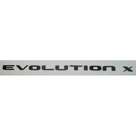 Sticker EVO X carbone Rexpeed Mitsubishi Lancer Evolution X - GL Ra...