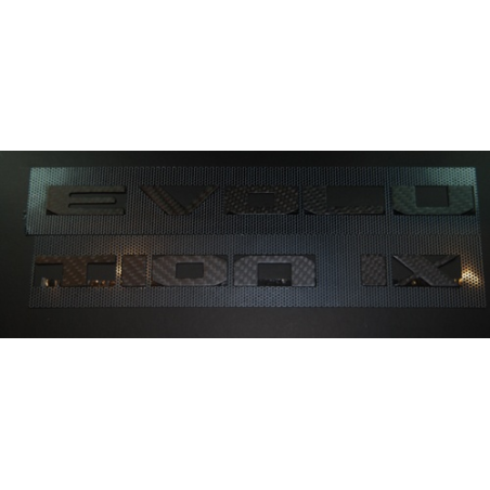 Sticker EVO X carbone Rexpeed Mitsubishi Lancer Evolution X - GL Ra...