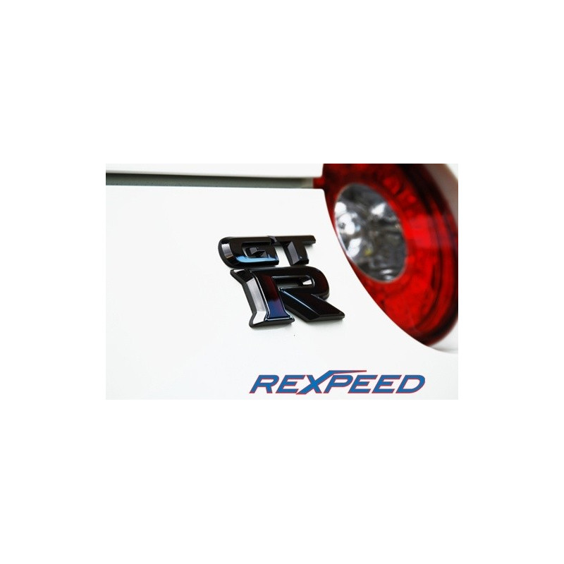 Logo GTR Noir Chrome Rexpeed - GL Racing Shop