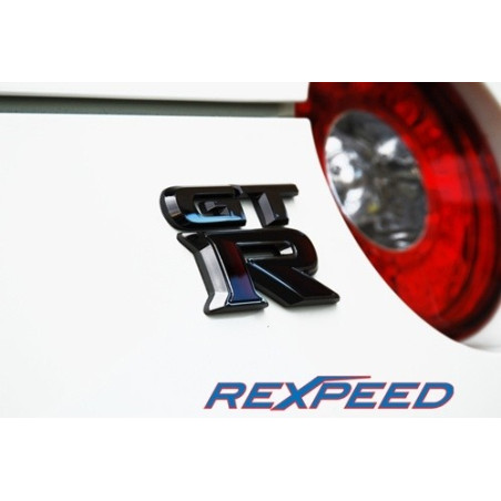 Logo GTR Noir Chrome Rexpeed - GL Racing Shop