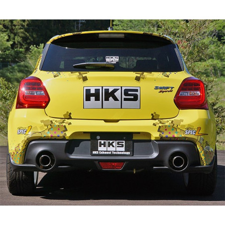 Catback HKS en inox Hi-Power SPEC-L II pour Suzuki Swift Sport CBA-, 4BA-ZC33S